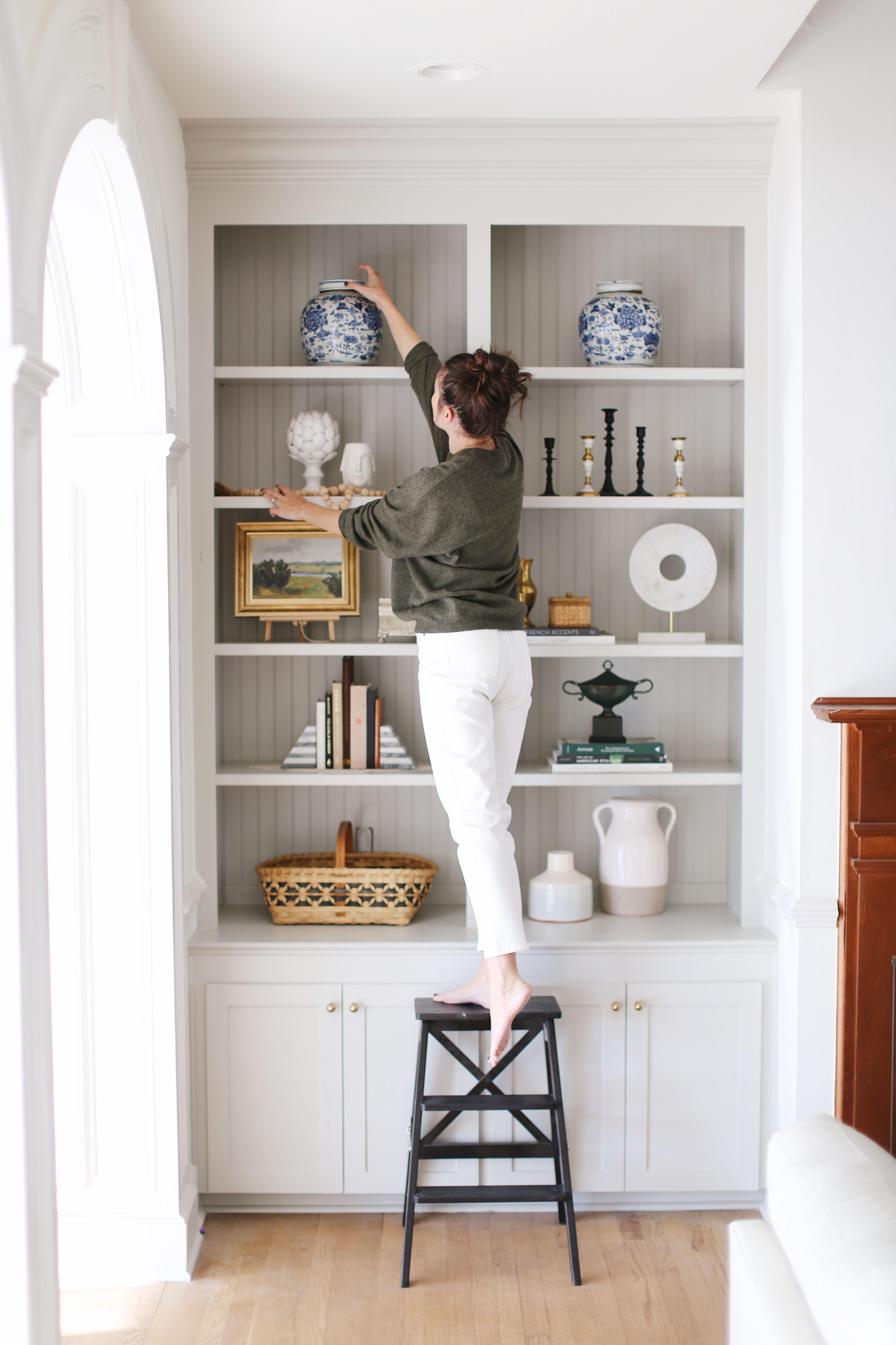 6 Tips to Creating a Beautiful Open Shelving Display - Mary Lauren